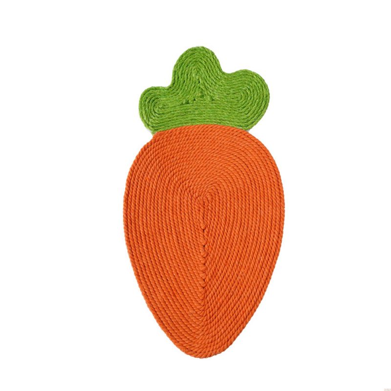 Rabbit Scratching Post - Carrot - Rabbit Accessories - Flop Bunny